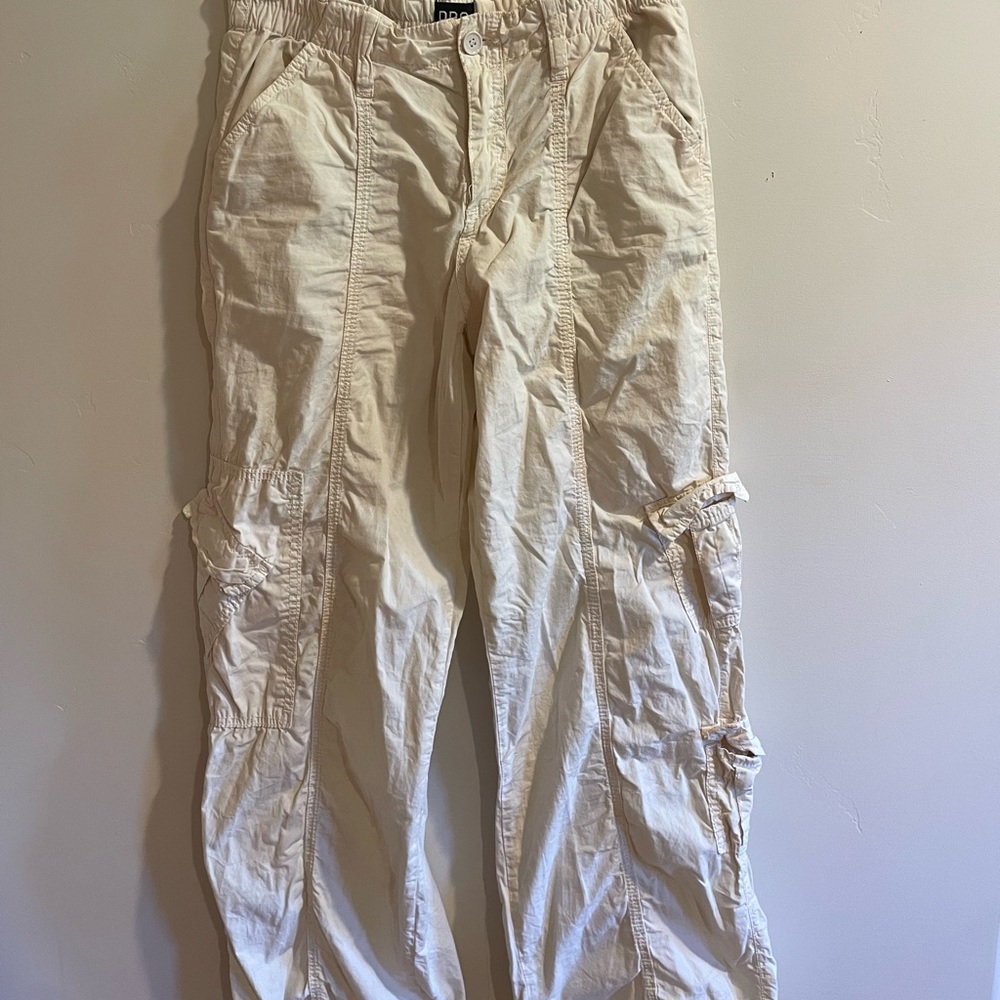 Urban Outfitters Cream Color Cargo Pants - Gem